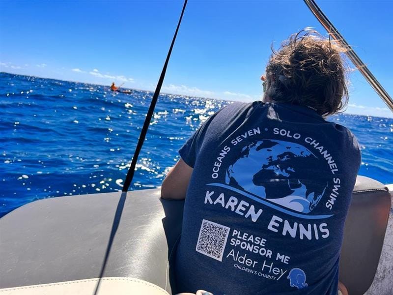 Karen to Complete the Oceans Seven for Alder Hey